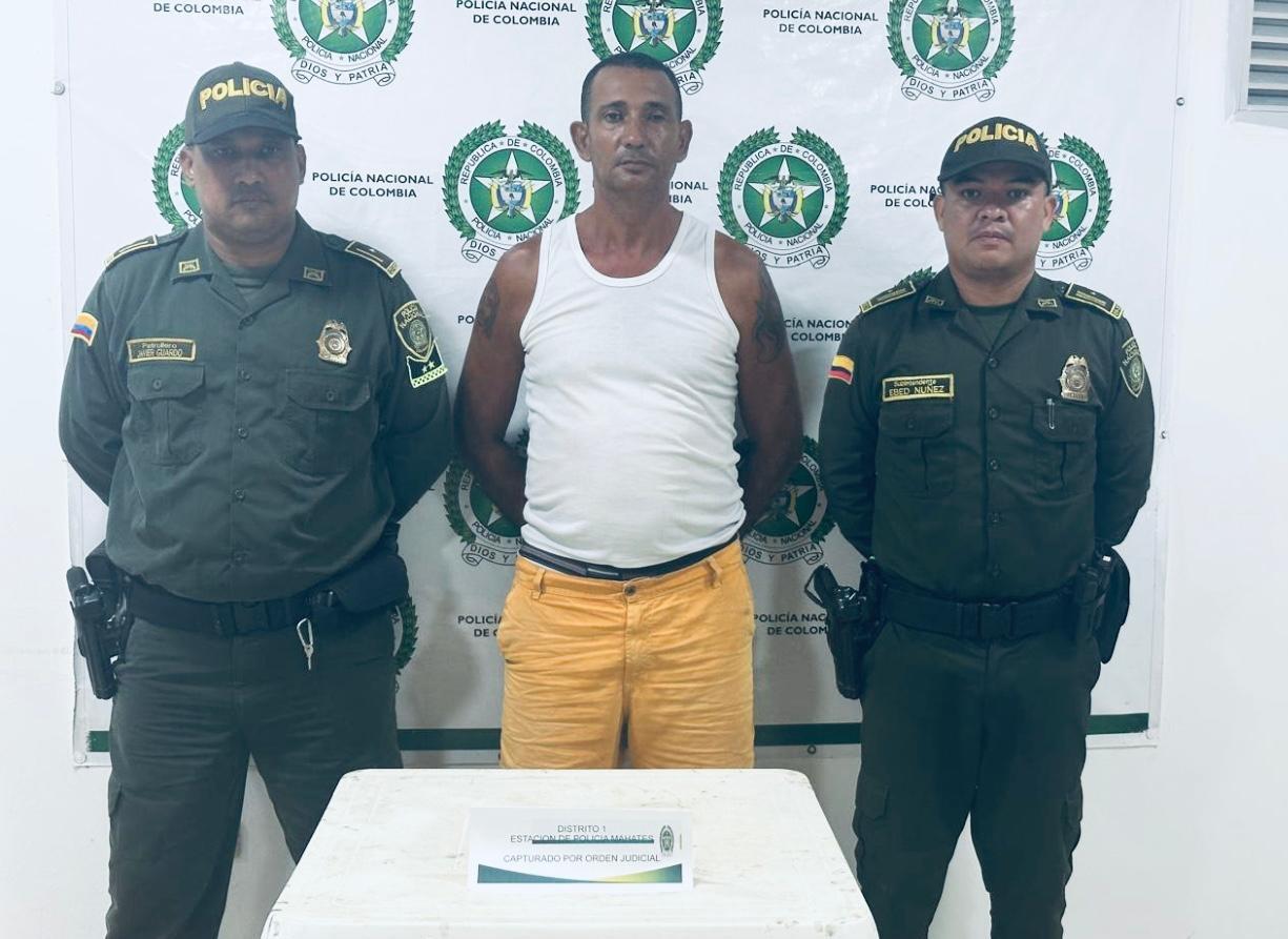 Caminaba por las calles de Mahates con orden judicial vigente por ...